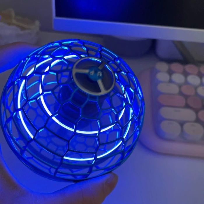 Lighting Flying Spinner Ball Hover Toys 360°Rotating Hand Controlled ...