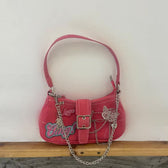 y2k Juicy Couture Purse Hobo Shoulder Bag japanese y2k mini crossbody bags