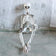 Halloween Posable Skeleton Prop 5ft Funny Giant Skeleton Yard Skull ...