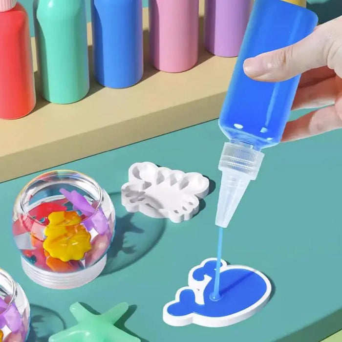 Magic DIY Squishy Water Animal Maker 3D Lumious Elf Toy Kit