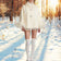 Fluffy Ostrich Feather Collar Woolen Winter Outerwear Oversized Coat