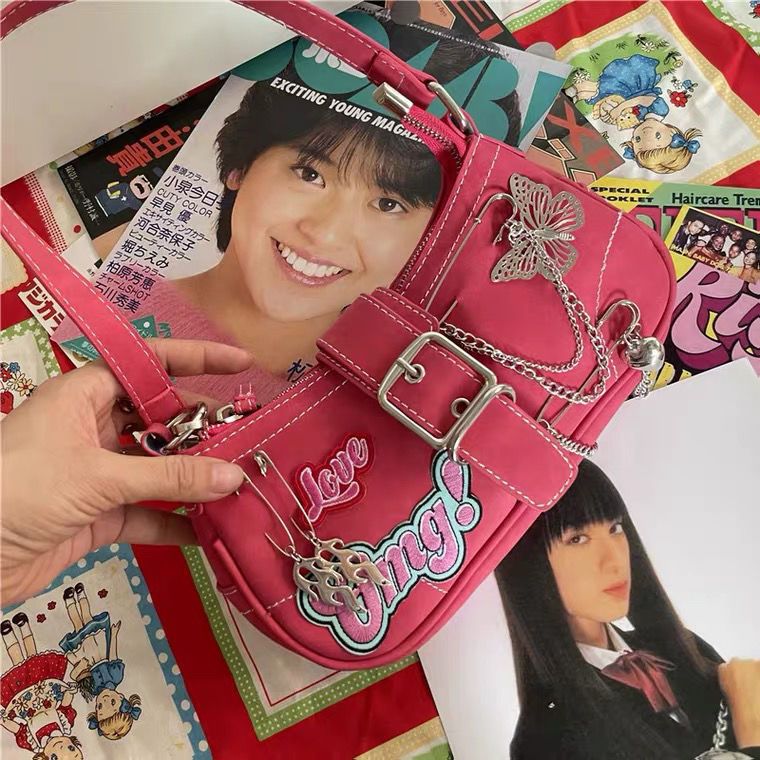 y2k Juicy Couture Purse Hobo Shoulder Bag japanese y2k mini crossbody ...