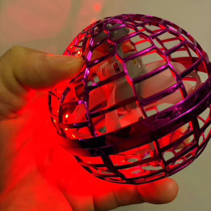 Lighting Flying Spinner Ball Hover Toys 360°Rotating Hand Controlled ...