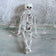 Halloween Posable Skeleton Prop 5ft Funny Giant Skeleton Yard Skull ...