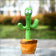 Funny Electric Speaking Cactus Dancing Toys Record Repeat Soft Talking