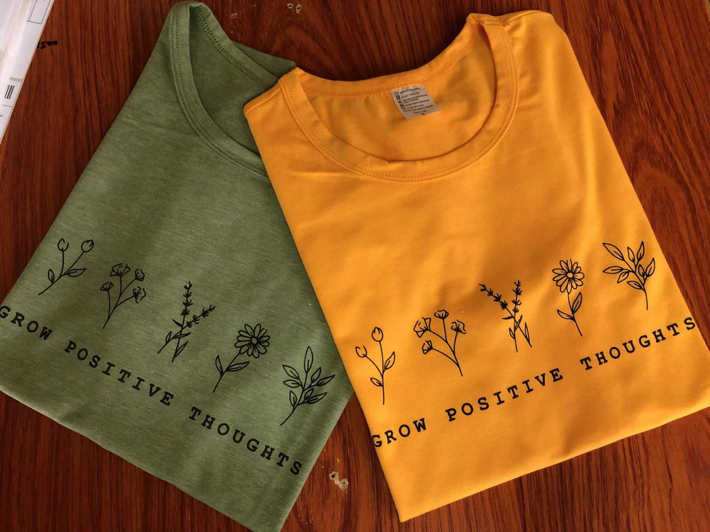 Cute Graphic Words Printed Tee Shirts – sunifty