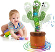 Funny Electric Speaking Cactus Dancing Toys Record Repeat Soft Talking