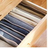 Pants Closet Organizer With Compartments Cabinet Drawers Divider Grid